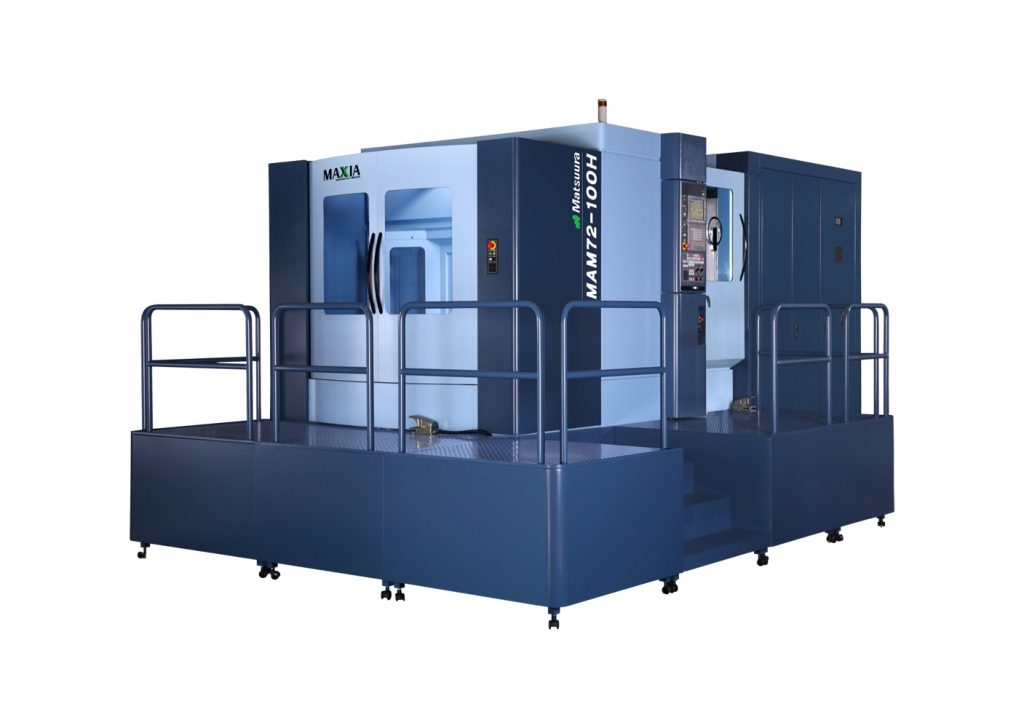 THE MATSUURA MAM72-100H HORIZONTAL MACHINING CENTER MACHINES THE MOST ...